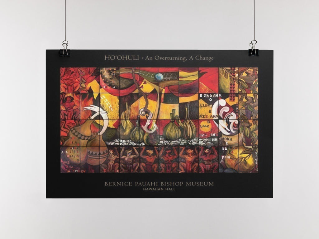 Hoʻohuli: An Overturning, A Change Poster – Bishop Museum Press